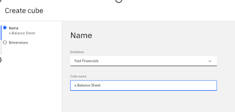 How to create a Cube in IBM Planning Analytics